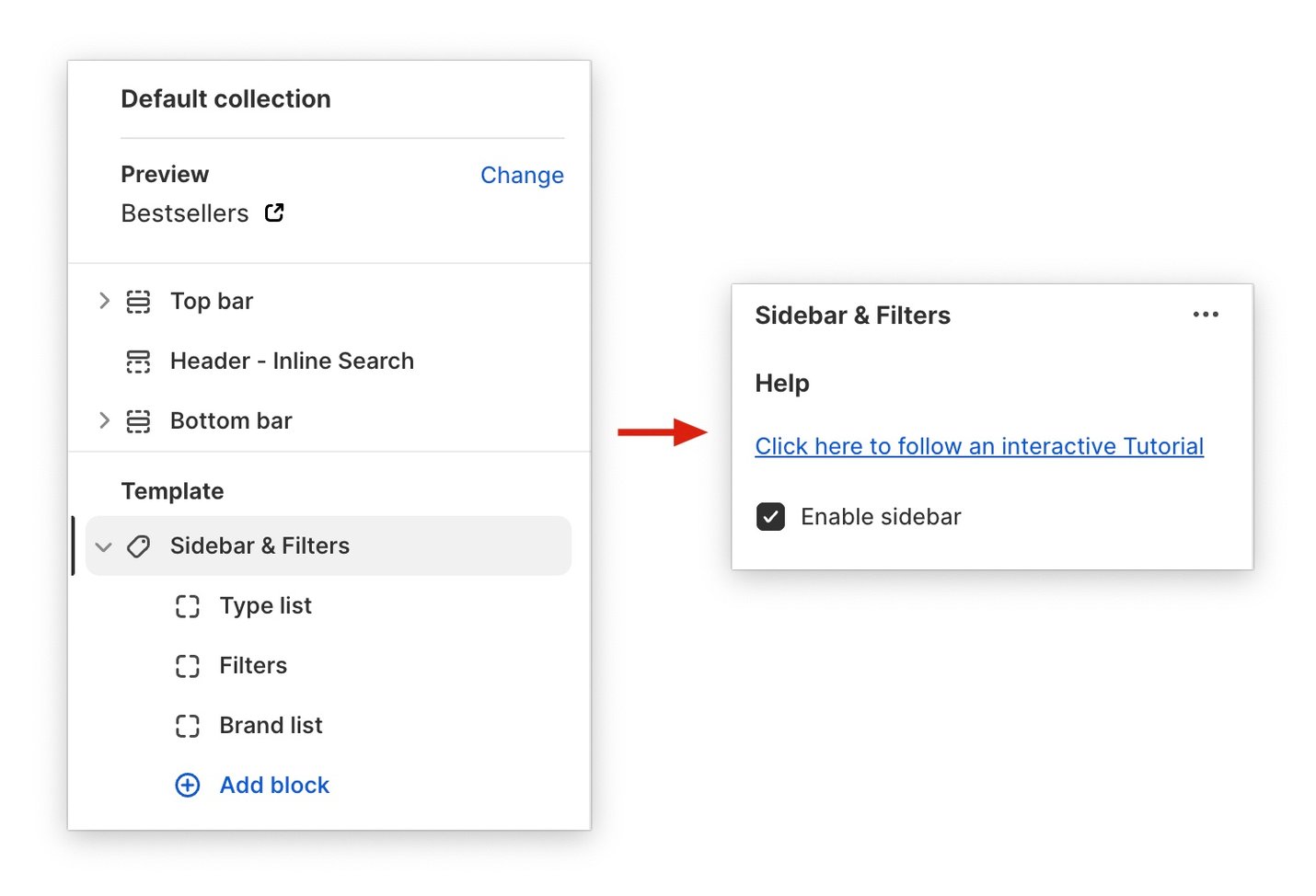 How to setup Sidebar & filters in Booster theme
